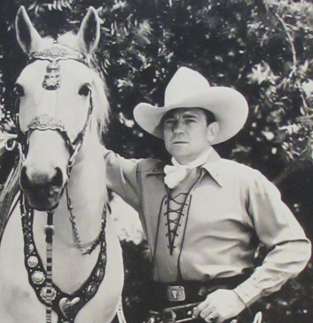 1920s Buck Jones & Silver Photo: Hollywood Golden Age Fan Club Promo ...
