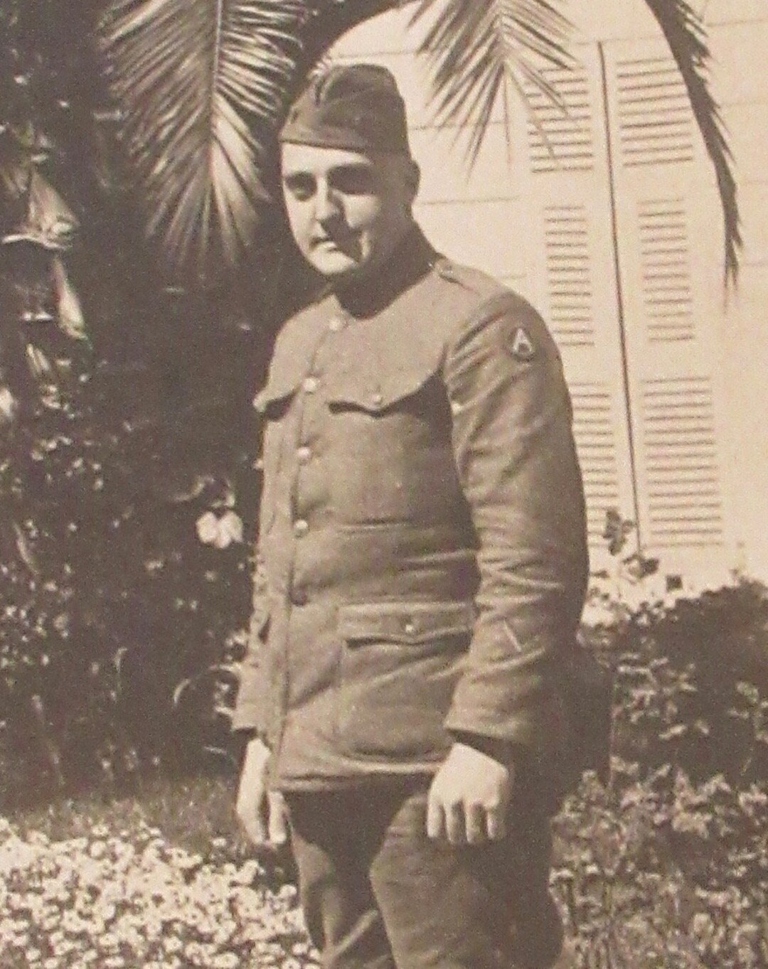 American Doughboy 1919 US Army Soldier in France World War I Era RPPC ...