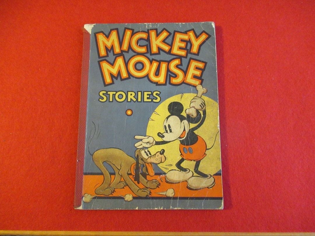 1934 Mickey Mouse Stories Book # 2 David Mckay Company Children's Book ...