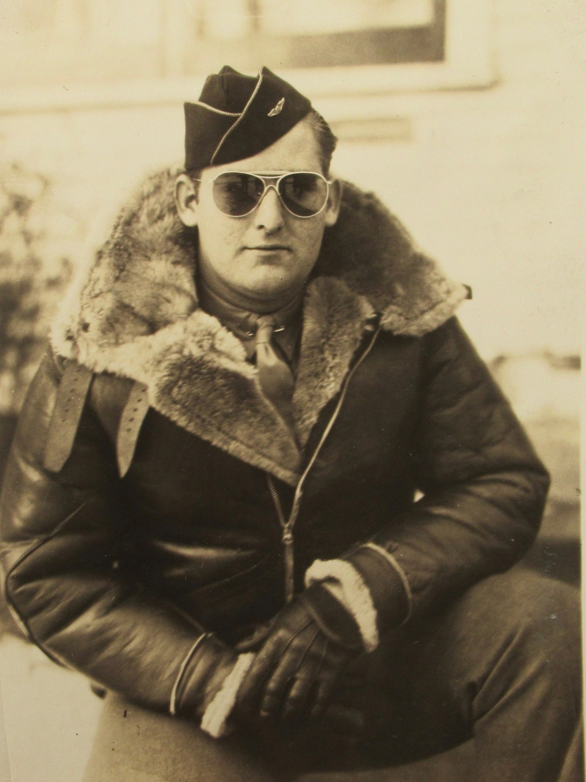 Top Gun - 1940's US Air Force Pilot Very Handsome Snapshot Photo - Etsy