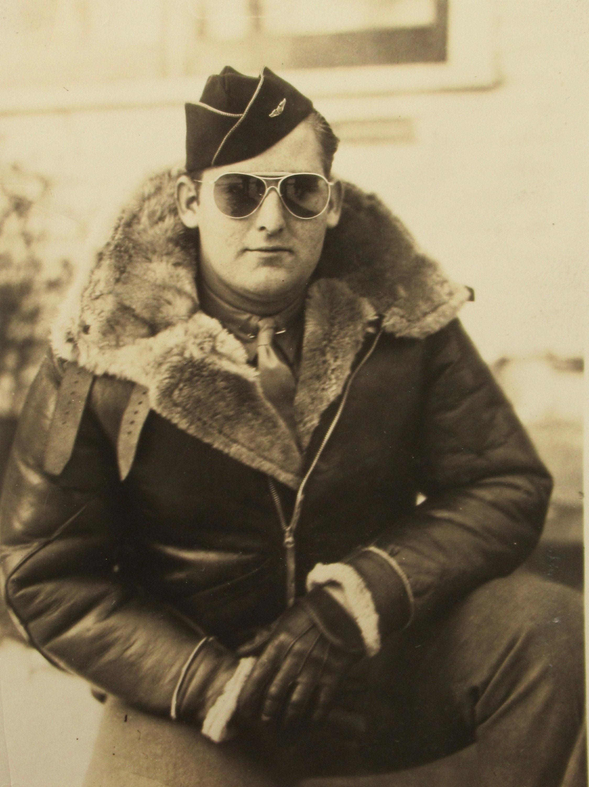 Top Gun - 1940's US Air Force Pilot Very Handsome Snapshot Photo - Etsy