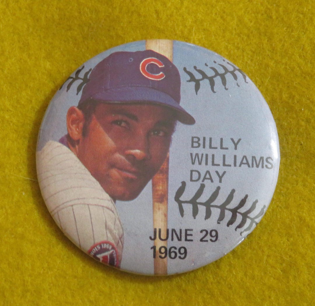 Vintage 1969 Chicago Cubs Billy Williams Day MLB Baseball Wrigley Field ...
