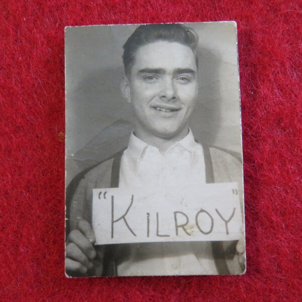 Kilroy Was Here - Etsy
