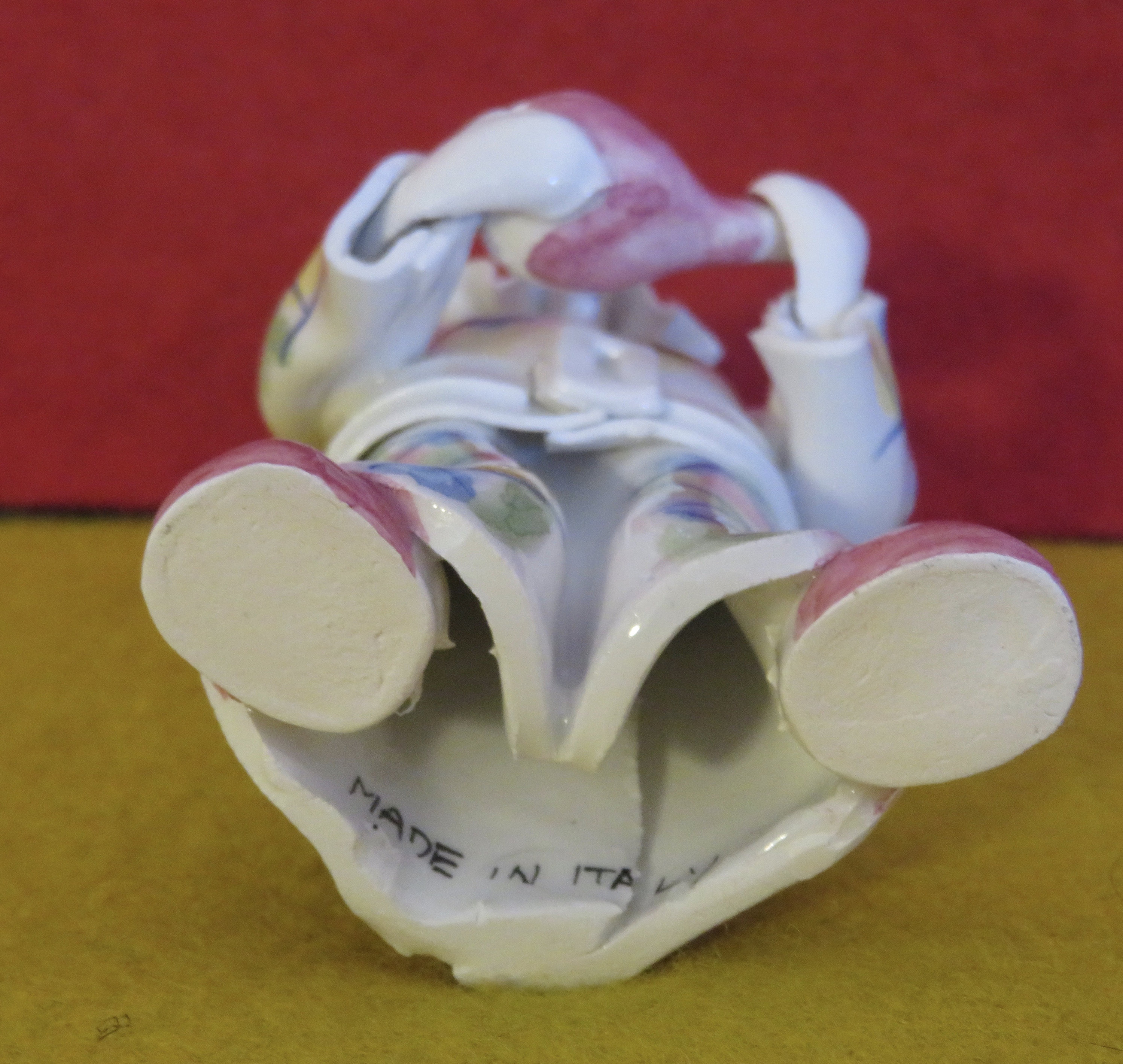 Vintage 1980's Spaghetti Hair Clown Figurine - Made in Italy - Etsy