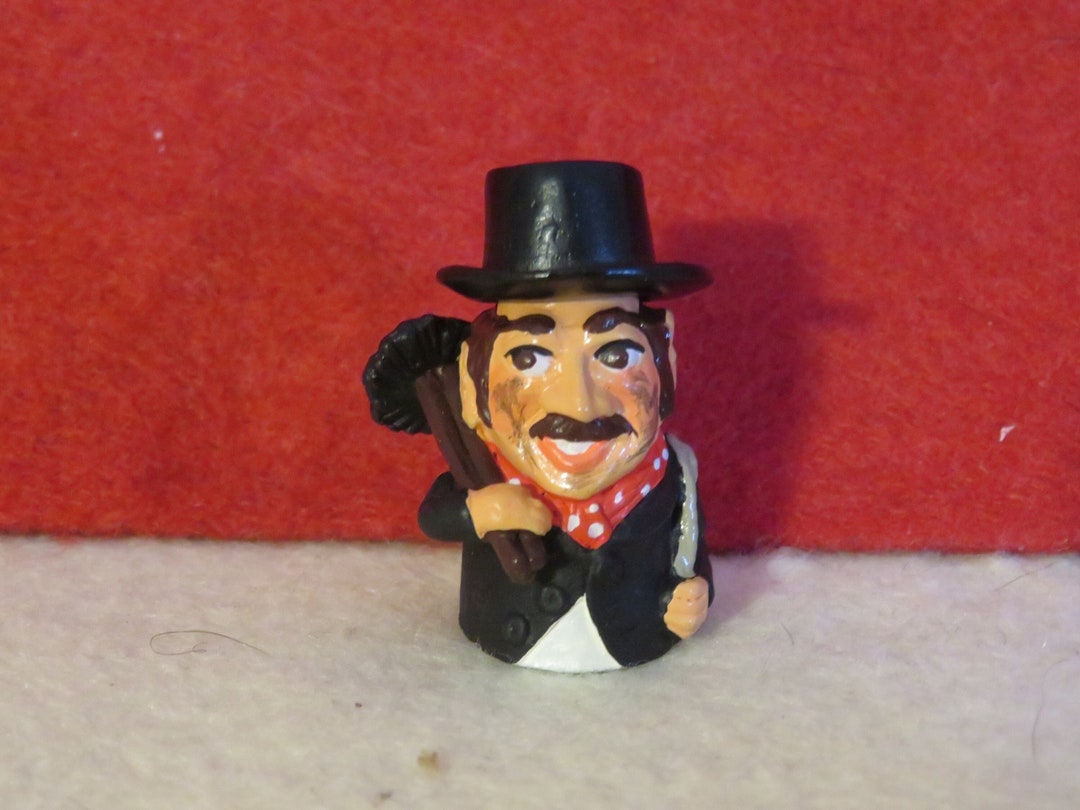 Vintage Chimney Sweep Thimble With Flip Top Hat by Iconic Treasures - Etsy