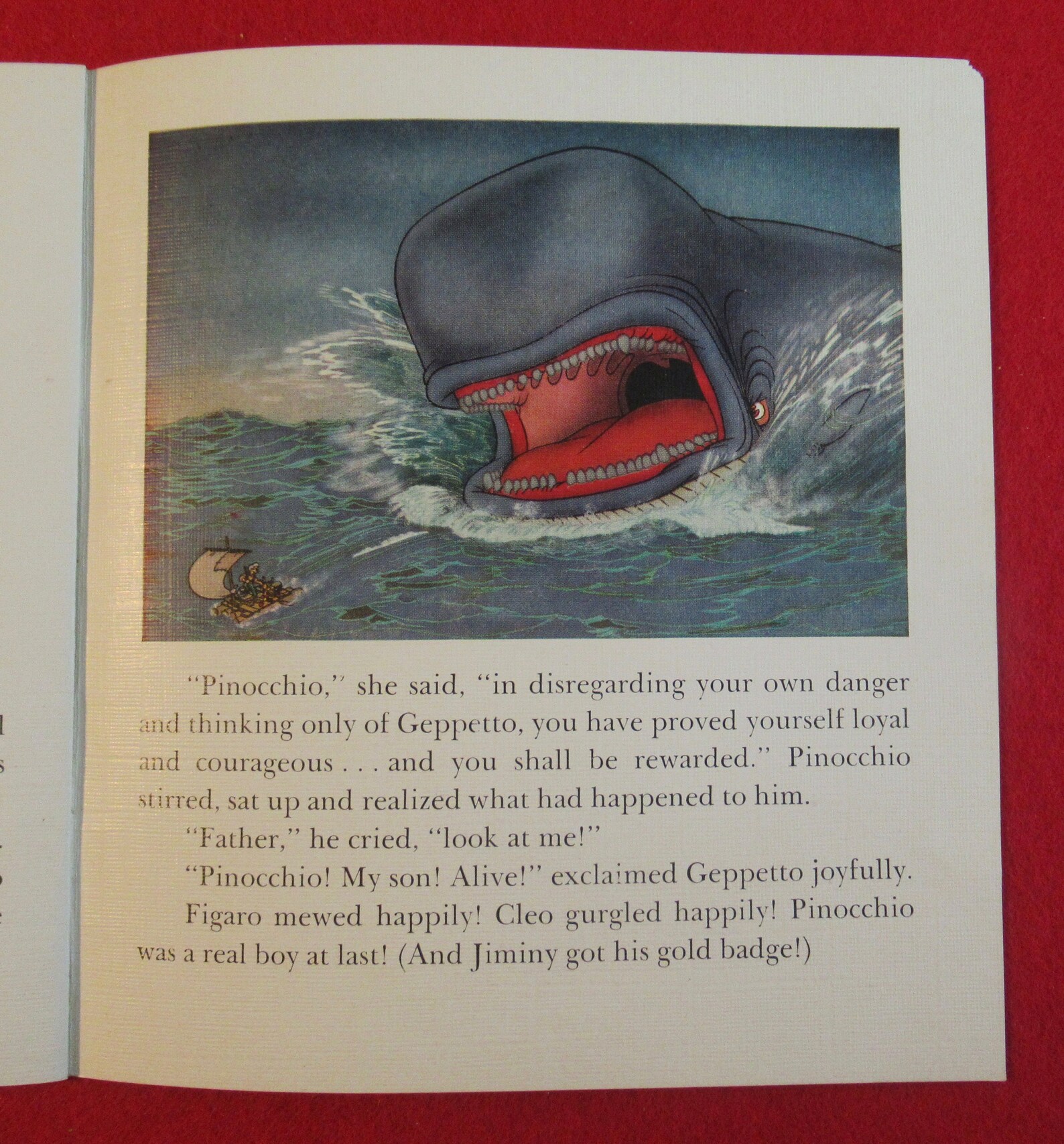 1940 Walt Disney's Pinocchio Whitman Story Book 1061 | Etsy