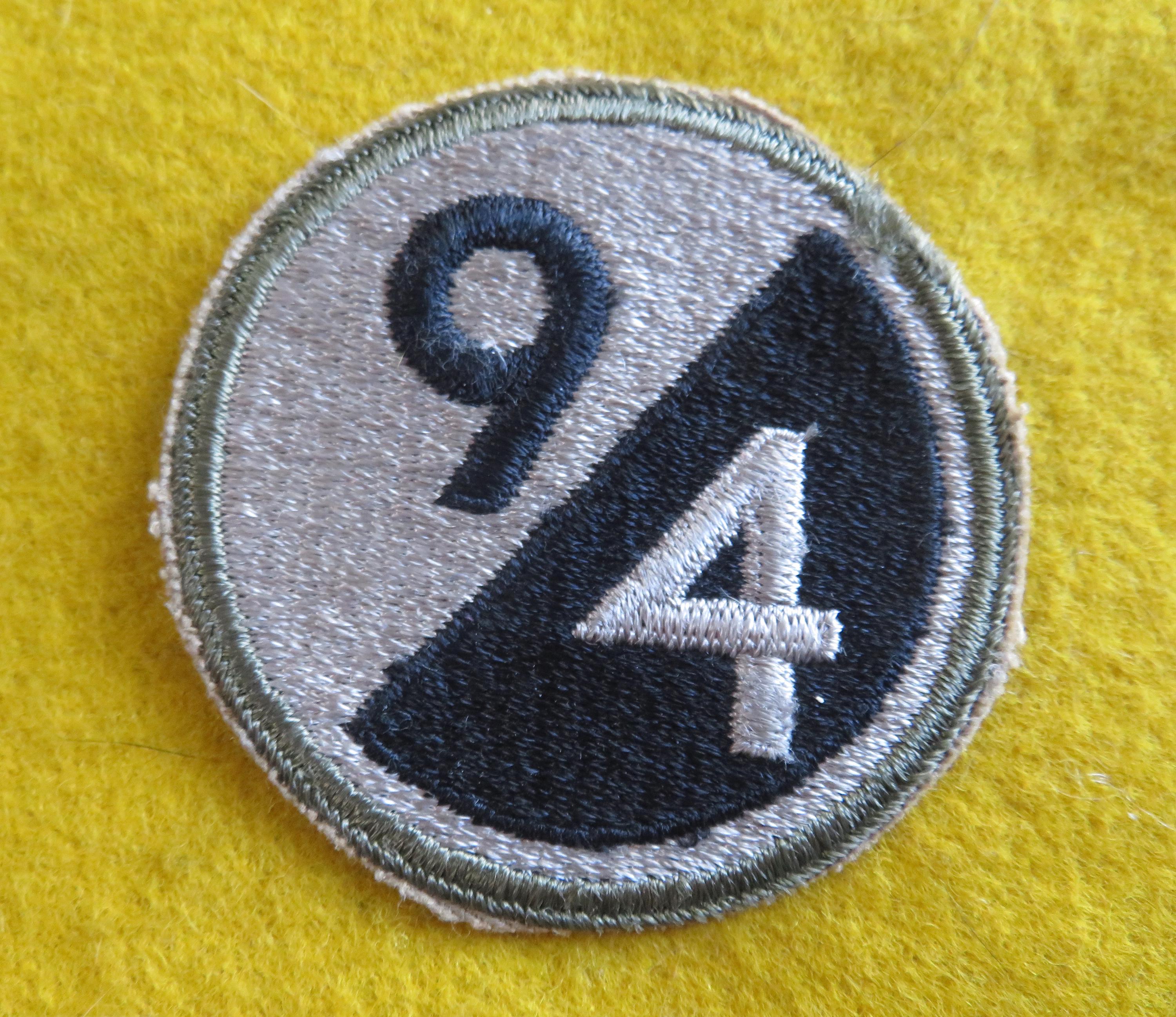 Vintage 1940's World War II US Army 94th Infantry Division Patch - Etsy