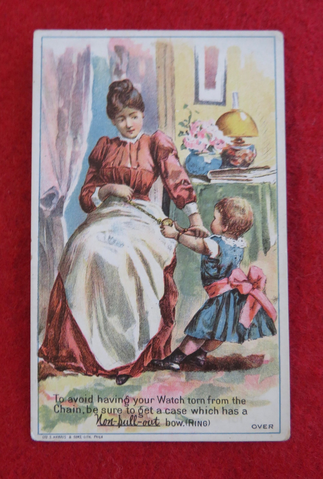 Antique 1890's Jas Boss Watch Case Walter C Herr Lancaster Pennsylvania ...