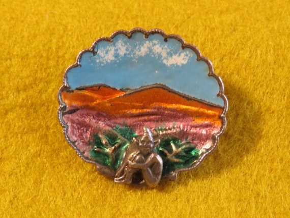 Awesome 1920s Southwestern Elf Gnome Pixie Enamel St… Gem