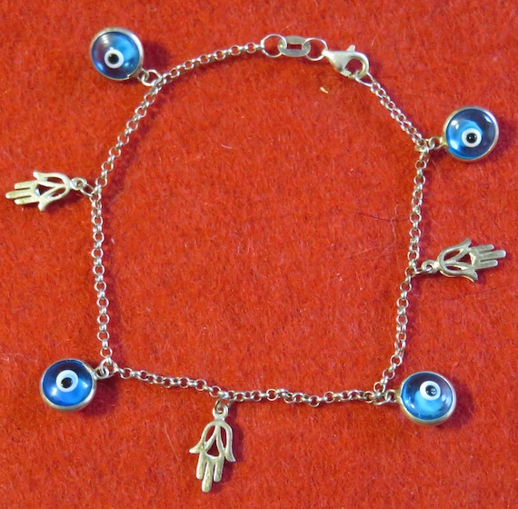 Vintage 1980's Jewish Hand Of God All Seeing Eye Ster… - Gem