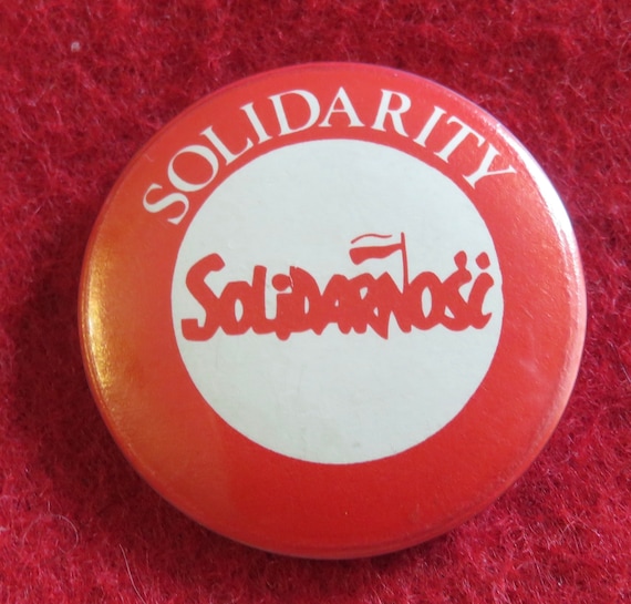 Vintage 1980's Polish Solidarity Solidarnosc Politica… - Gem