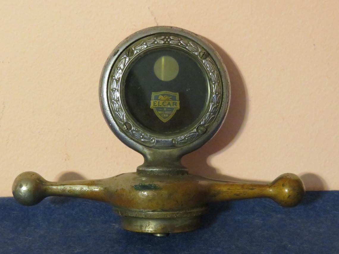 Original 1920's Elcar Motometer Radiator Cap Temp Gauge - Etsy