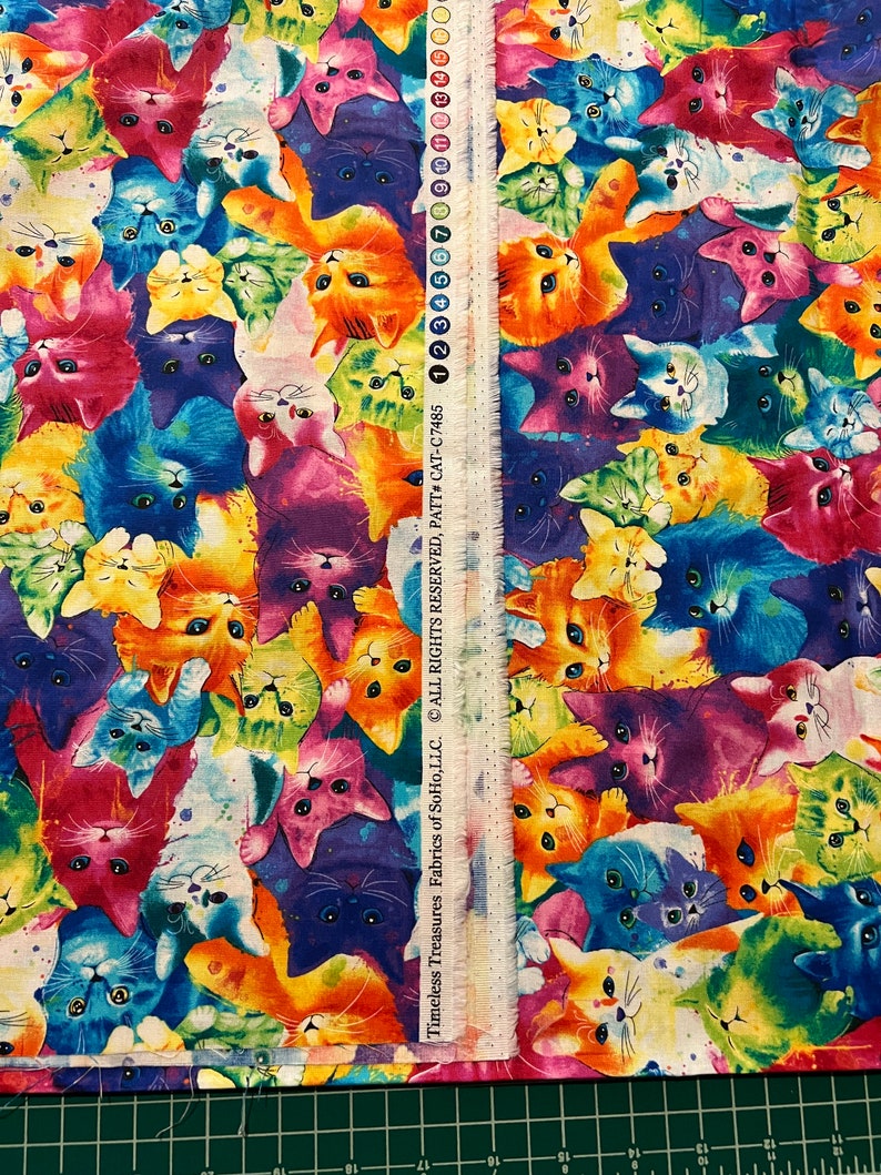 Timeless Treasures Cat C7485 - Etsy