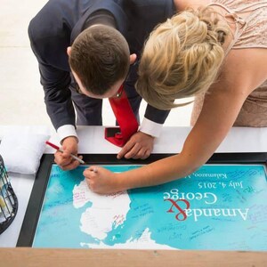 Personalized Puerto Rico Map: Custom Puerto Rico Wedding, Engagement ...