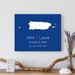 Personalized Puerto Rico Map: Custom Puerto Rico Wedding, Engagement ...