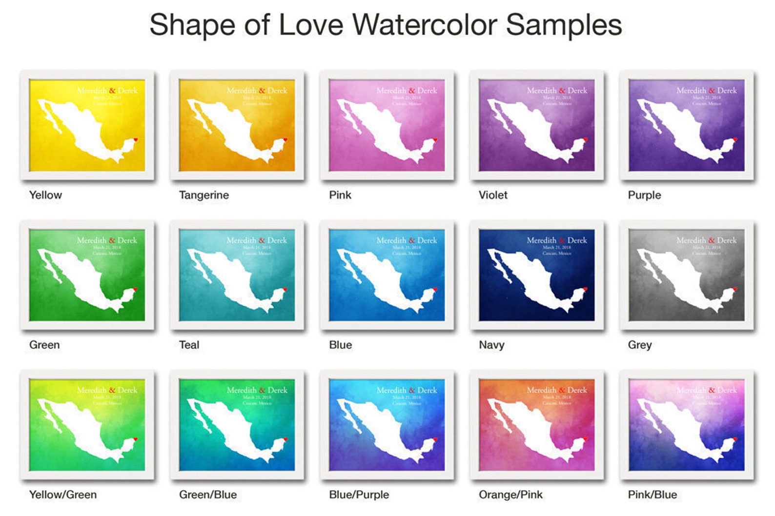 Custom Anguilla Map with Watercolor Background: Anguilla | Etsy