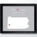 Personalized Pennsylvania Map: Custom Pennsylvania Wedding, Engagement ...