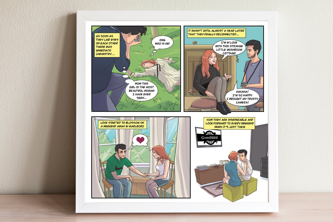 Custom Comic Strip, Creative Sentimental 30th Birthday Gift for ...