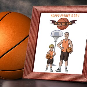 Personalized Sports Portrait for Dad From Son, Clever Creative Fathers ...