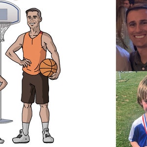 Personalized Sports Portrait for Dad From Son, Clever Creative Fathers ...