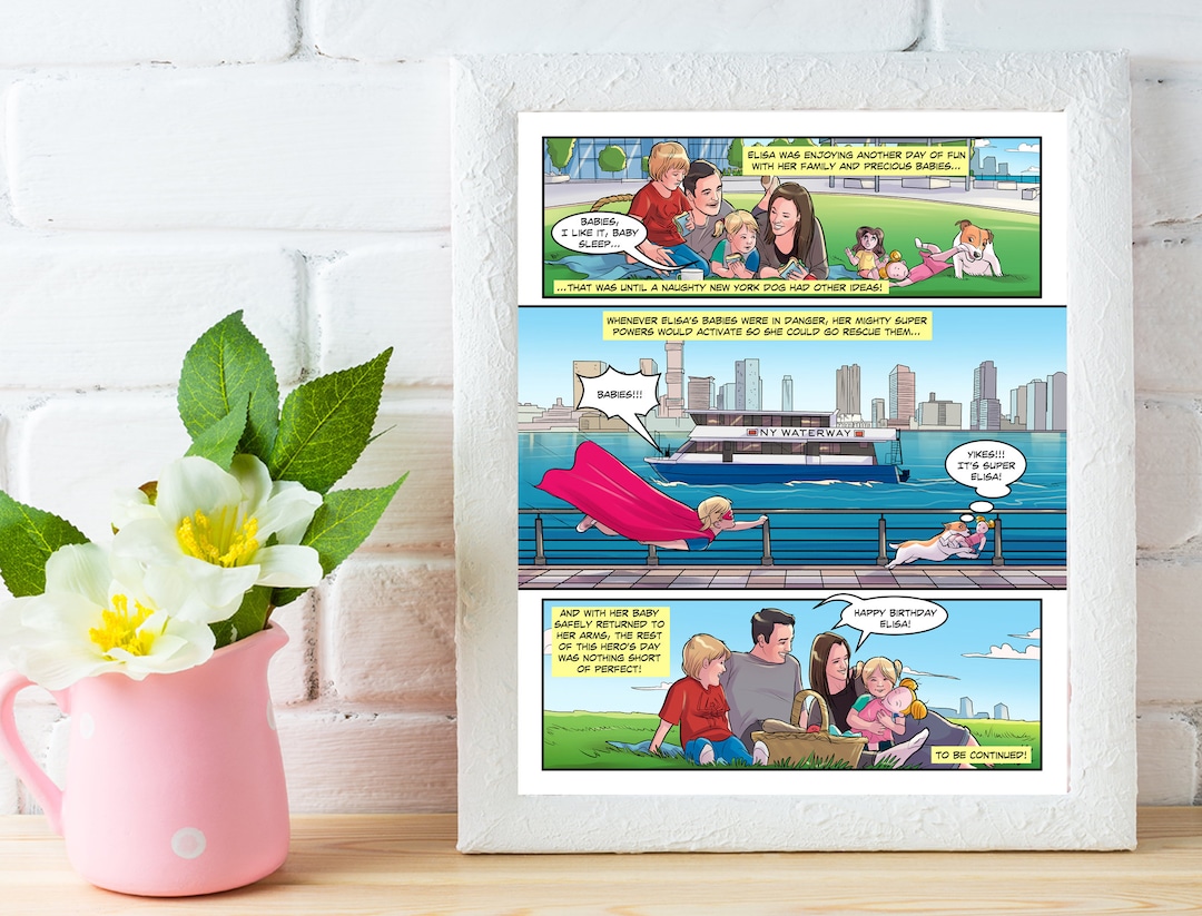 Personalized Kids Superhero Comic, Turn My Child Into A Hero, Custom ...