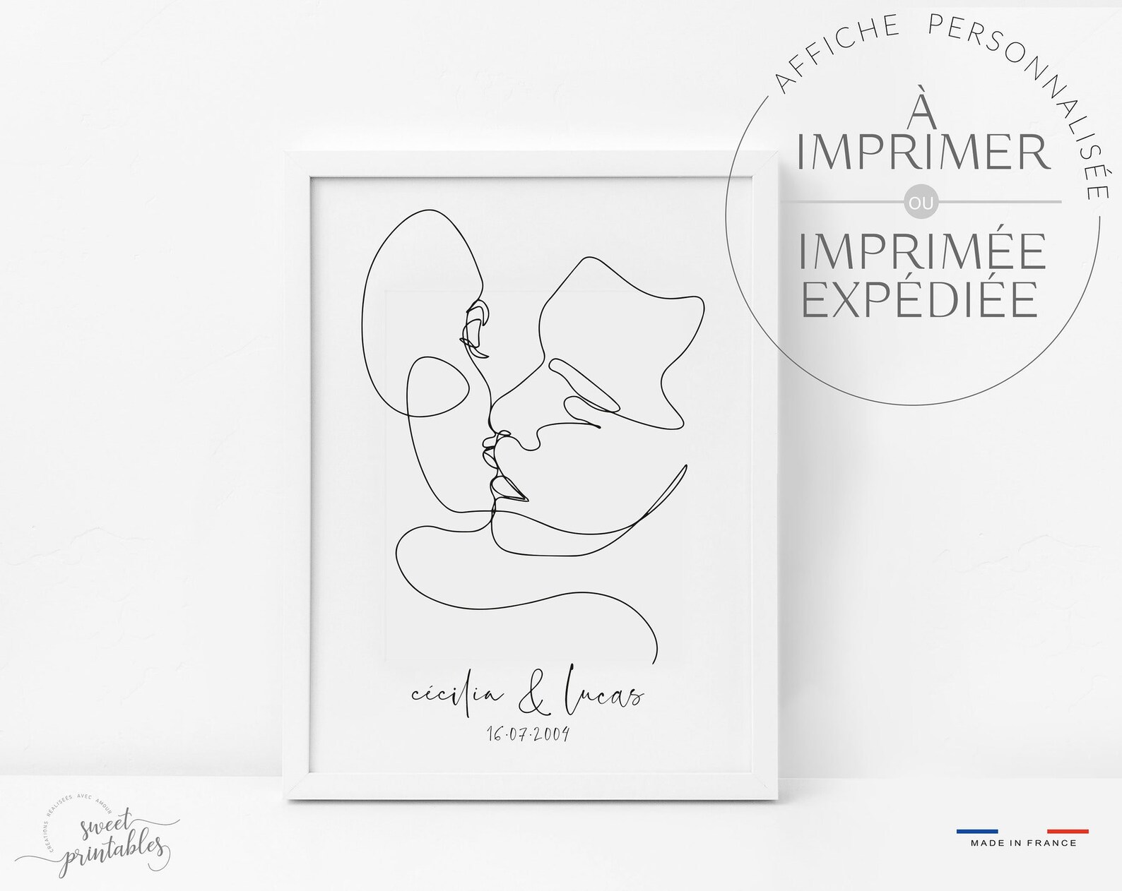Intertwined Hands Poster and Calligraphic Couple's First - Etsy