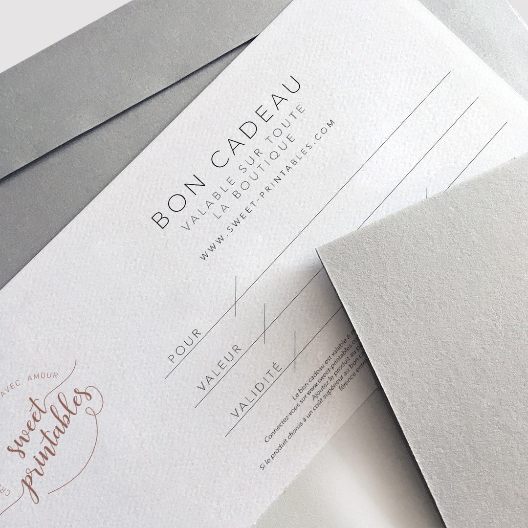 Gift Voucher From 10 Euros to 100 Euros - Gift Card - Fast / Express ...