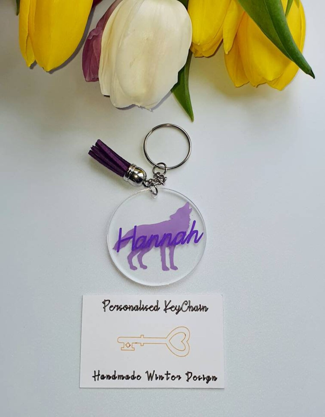 Personalised Keychain Animal Keychain - Etsy UK