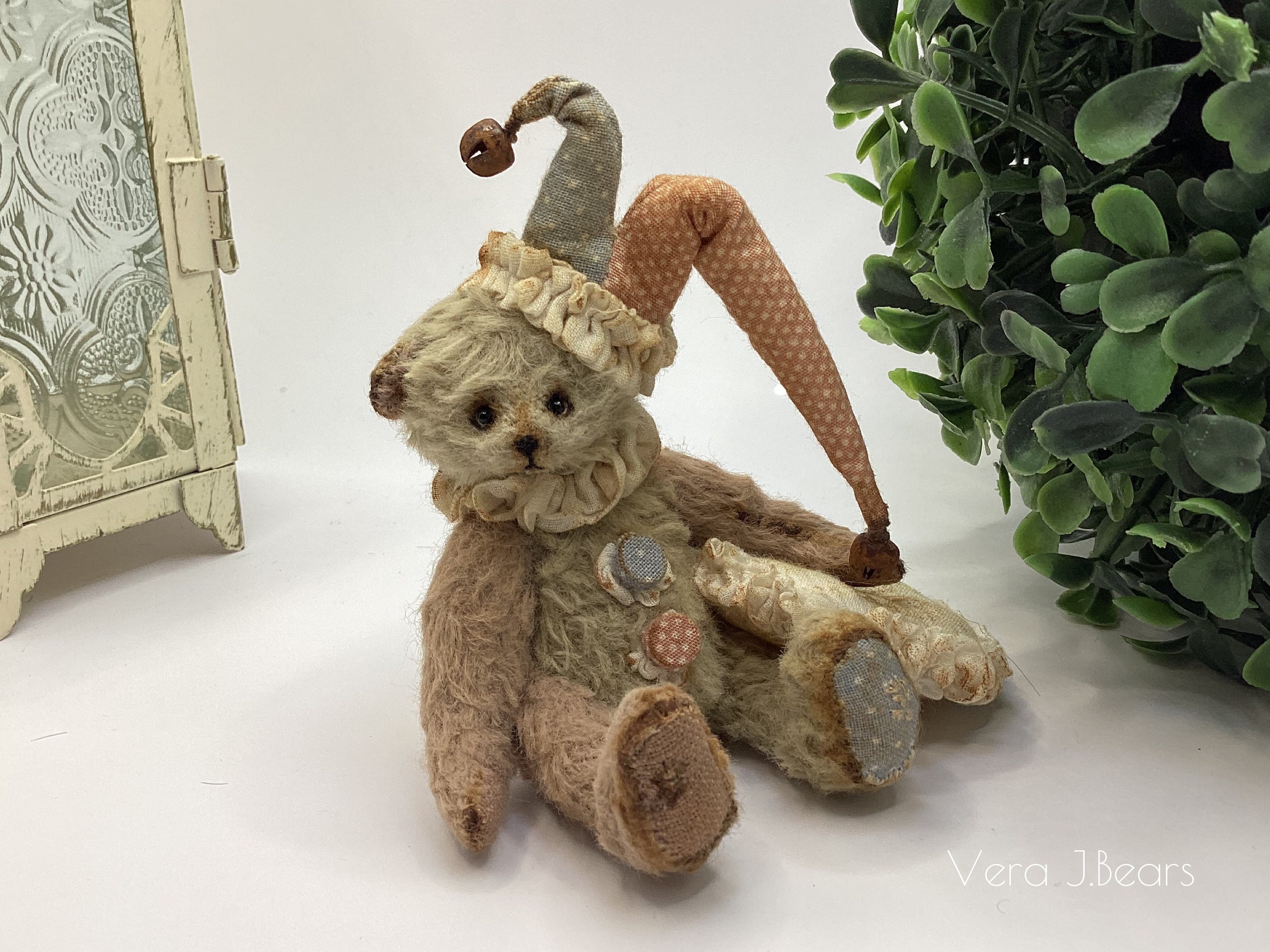 3” Artist Miniature Bear Doll Blythe Handmade by Vera J.bears - Etsy