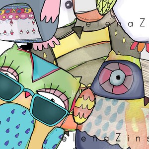 OWLS 5 X A4 Sheets - Etsy UK