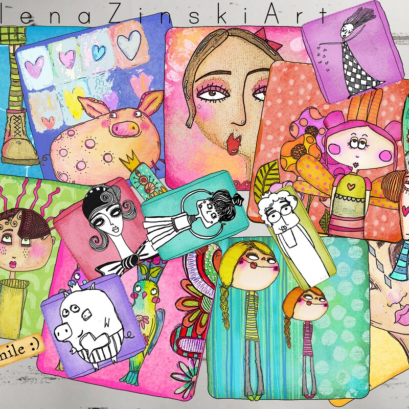 Elena Zinski Art - Etsy