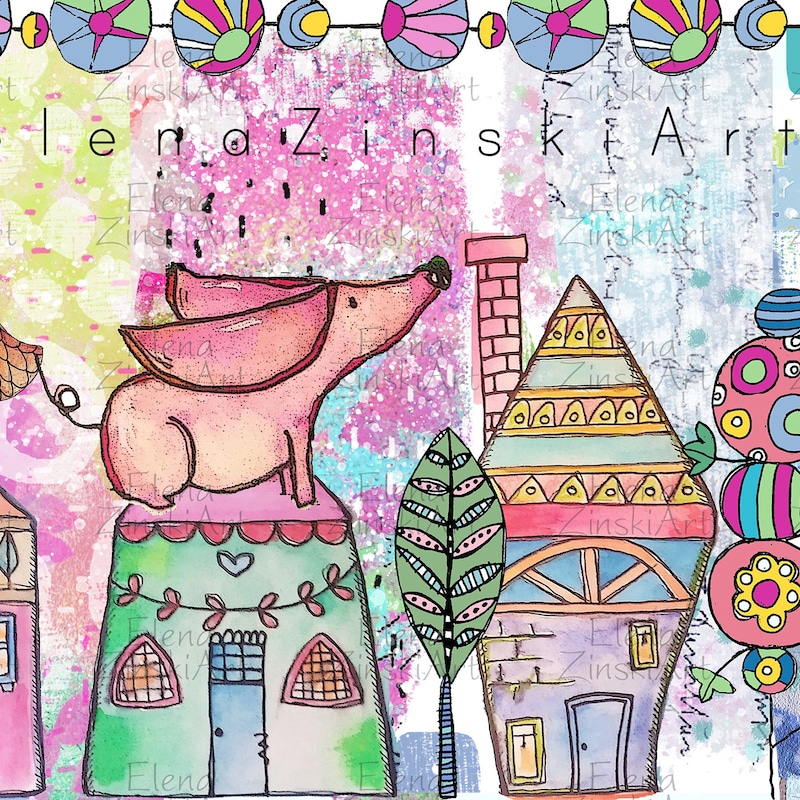 Elena Zinski Art - Etsy