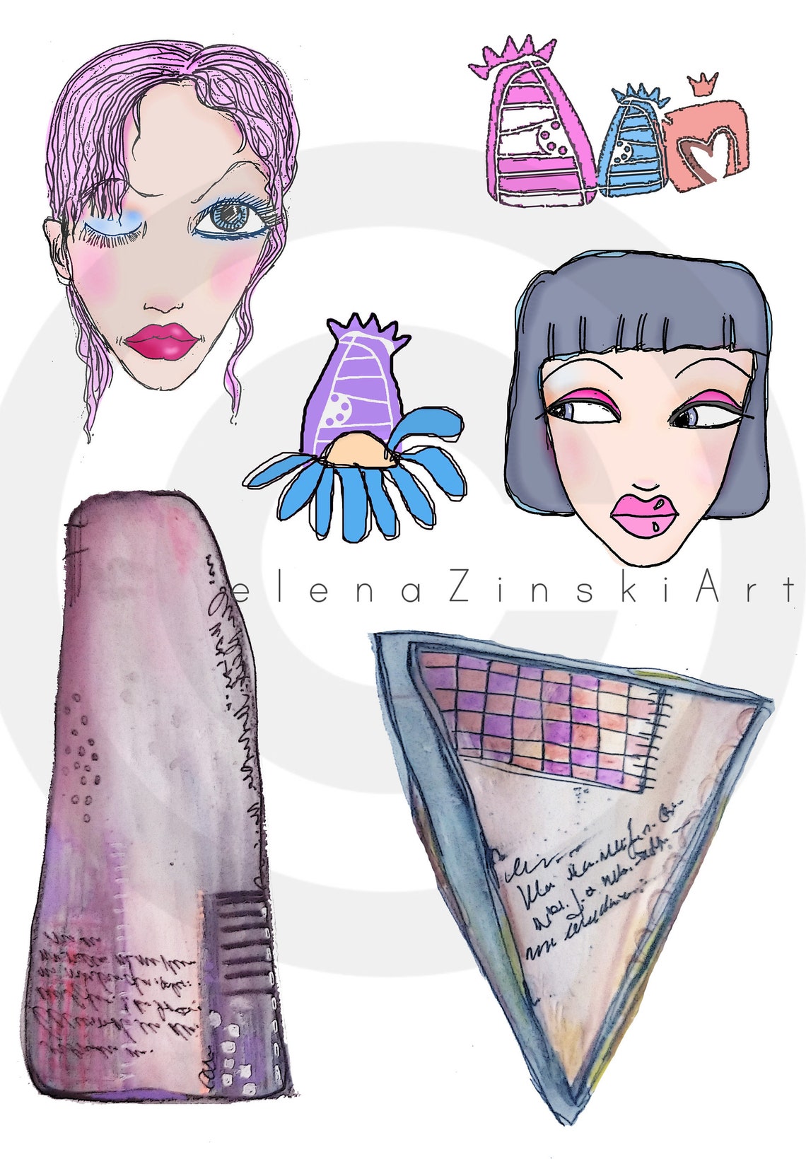 Quirky Collage - Etsy