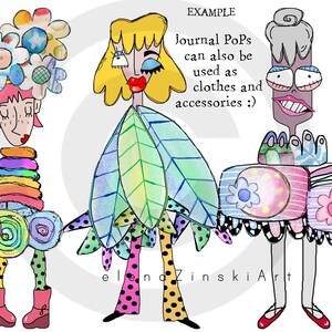 LARGE Journal POPS. Use Like Oversized Tabs so They Poke Out - Etsy Canada