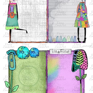 18 Little Book Pages (NINE Signatures) - Etsy