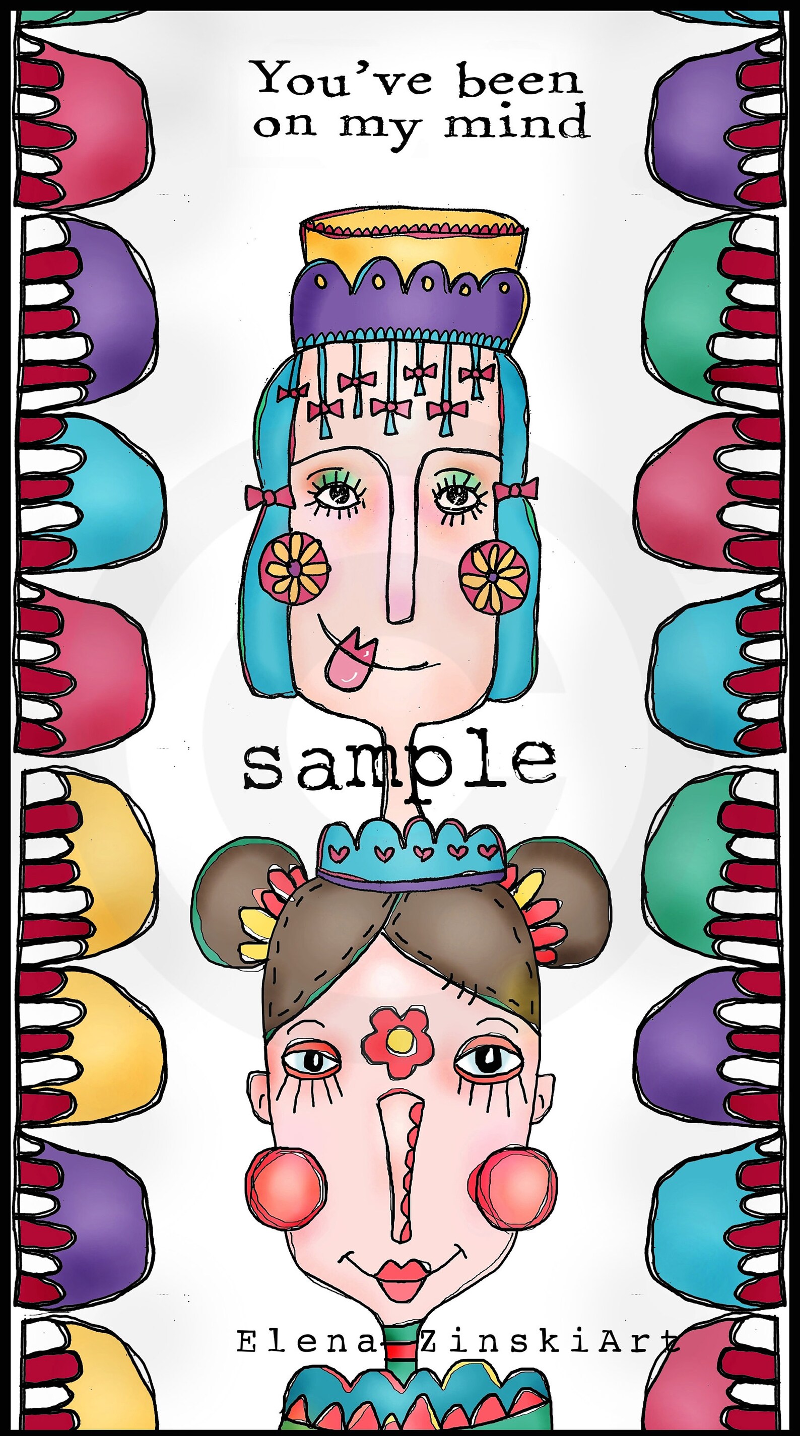 FUN FACES & Doodles - Etsy