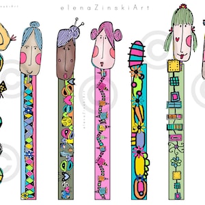 Pokey Out Page Borders (borders That Peek Out the Top of Your Journal ...