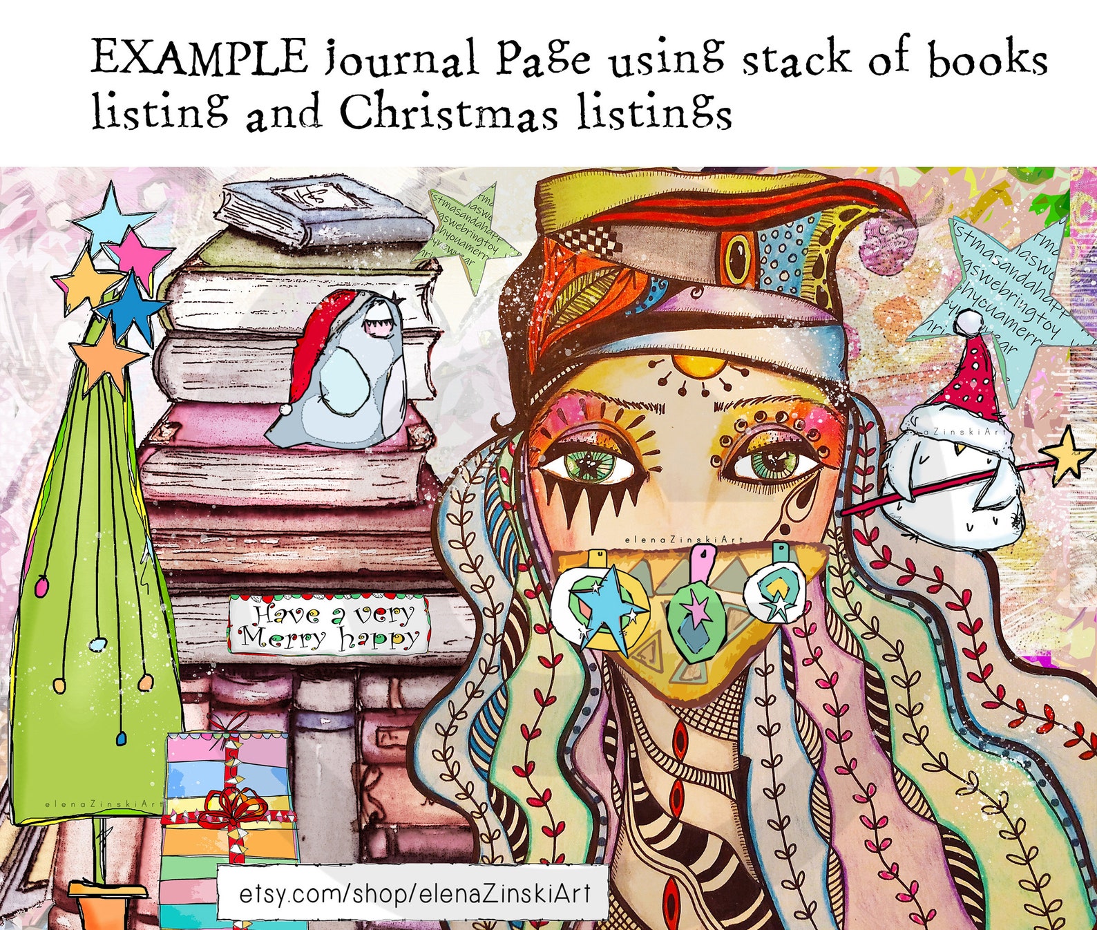 Doodle Girl Digi Stamp - Etsy UK