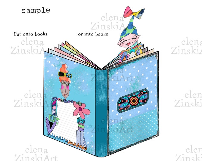 Pokey Out Page Borders (borders That Peek Out the Top of Your Journal ...
