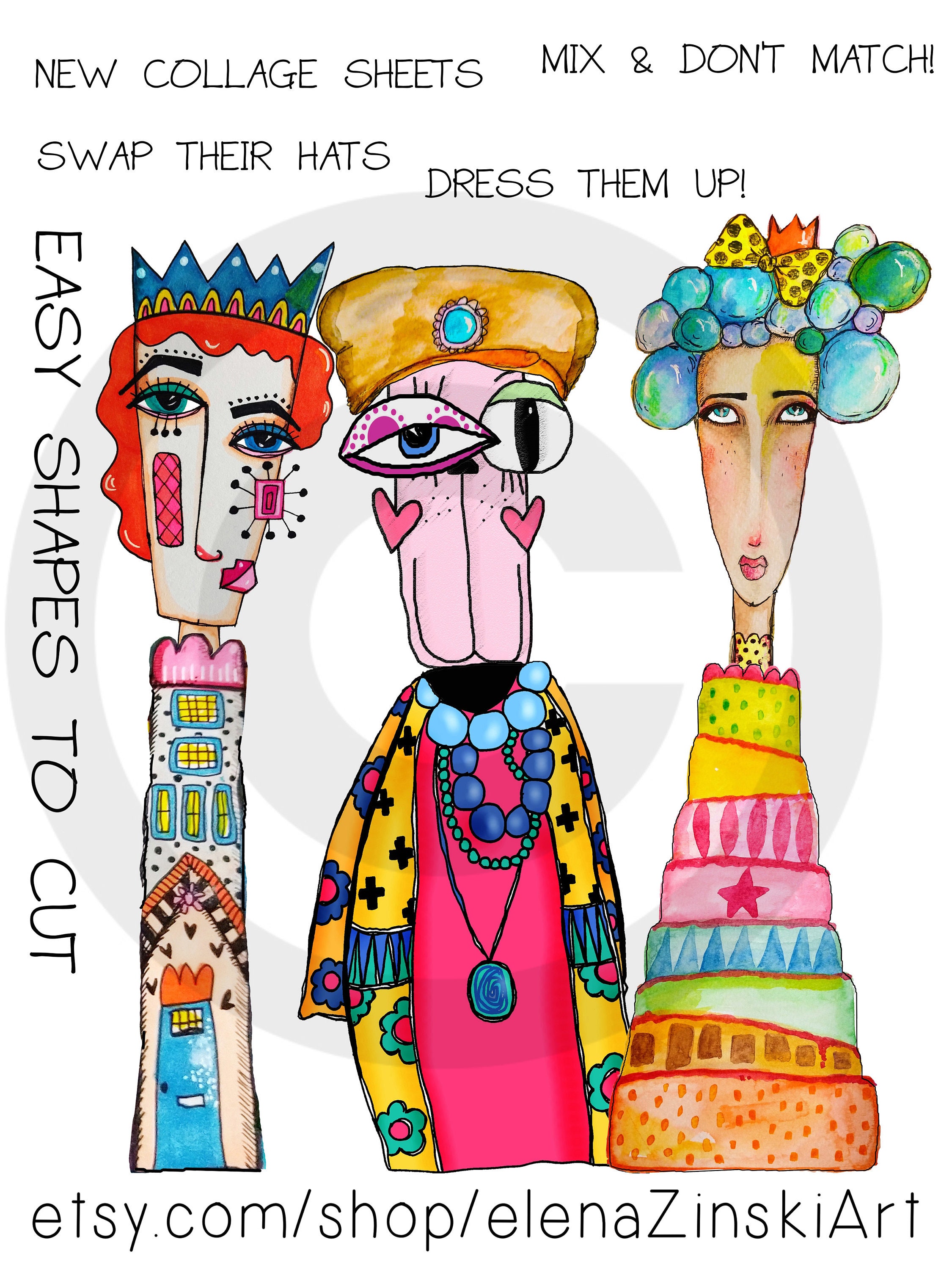 Large Collage Images | Etsy