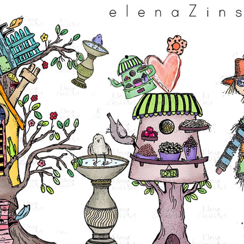 Elena Zinski Art - Etsy