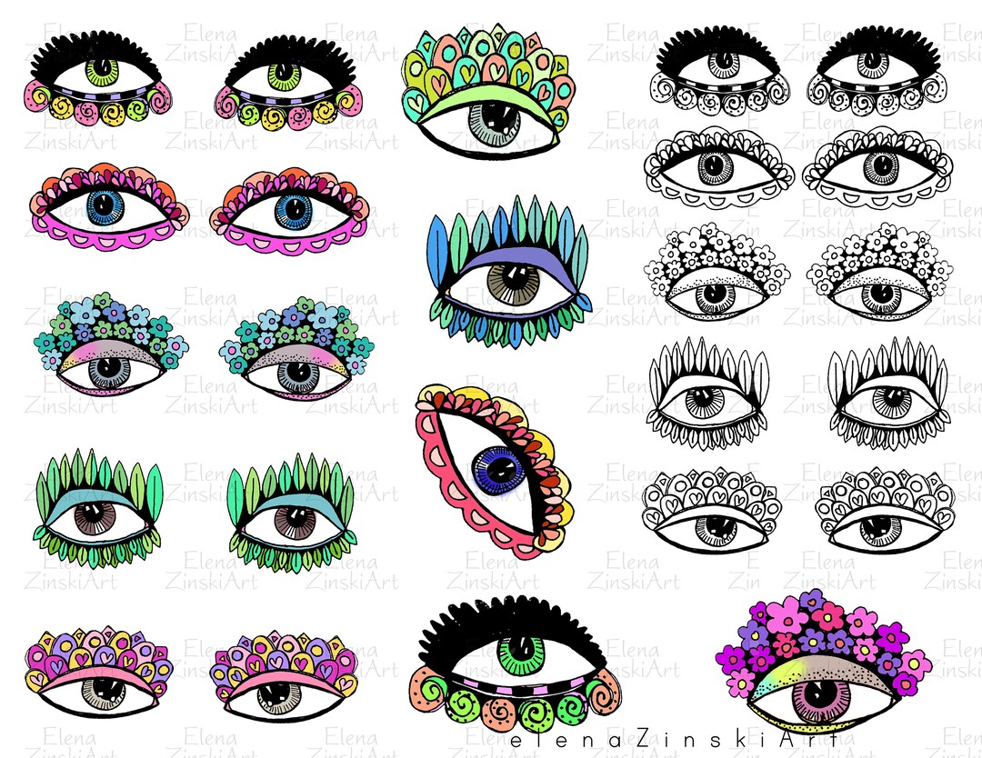 Faces Eyes Swap Colour Collage - Etsy