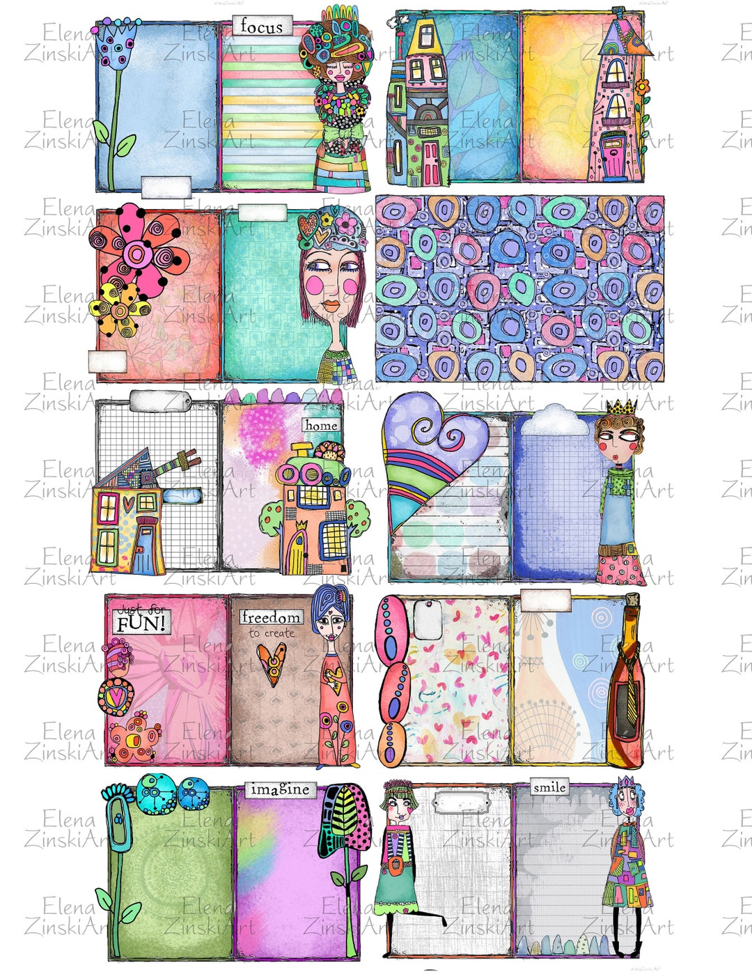 18 Little Book Pages (NINE Signatures) - Etsy