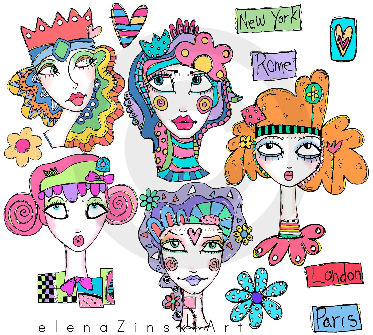 Patchwork Girls - Etsy