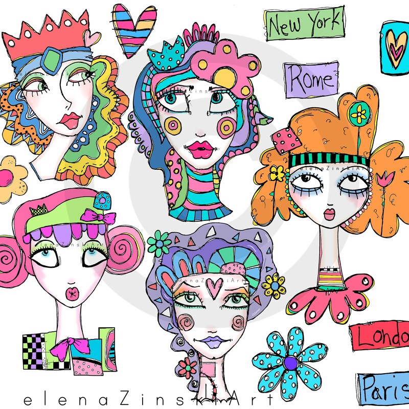 Elena Zinski Art - Etsy