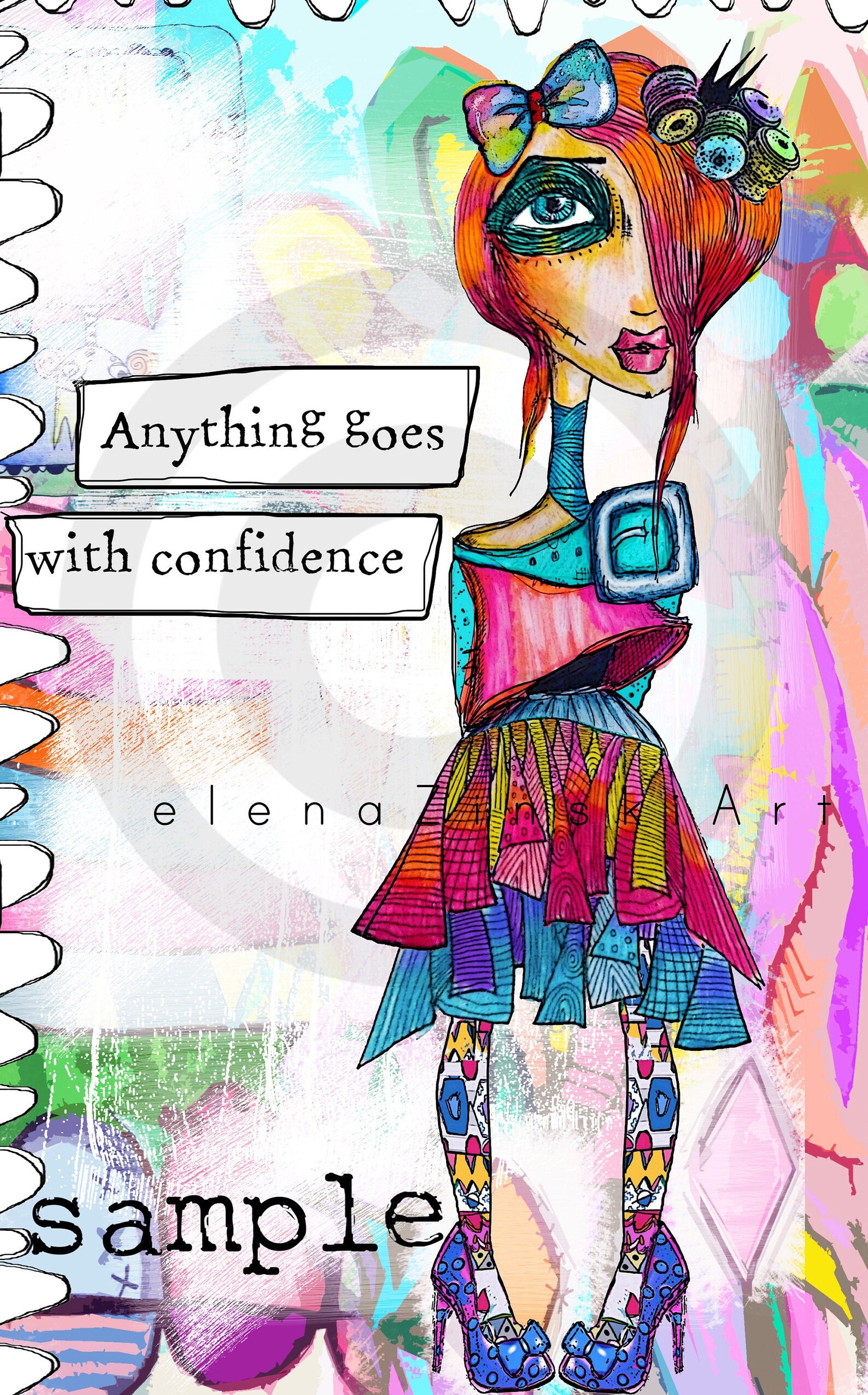 5 X Large Collage Divas - Etsy