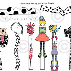 Pokey Out Page Borders (borders That Peek Out the Top of Your Journal ...