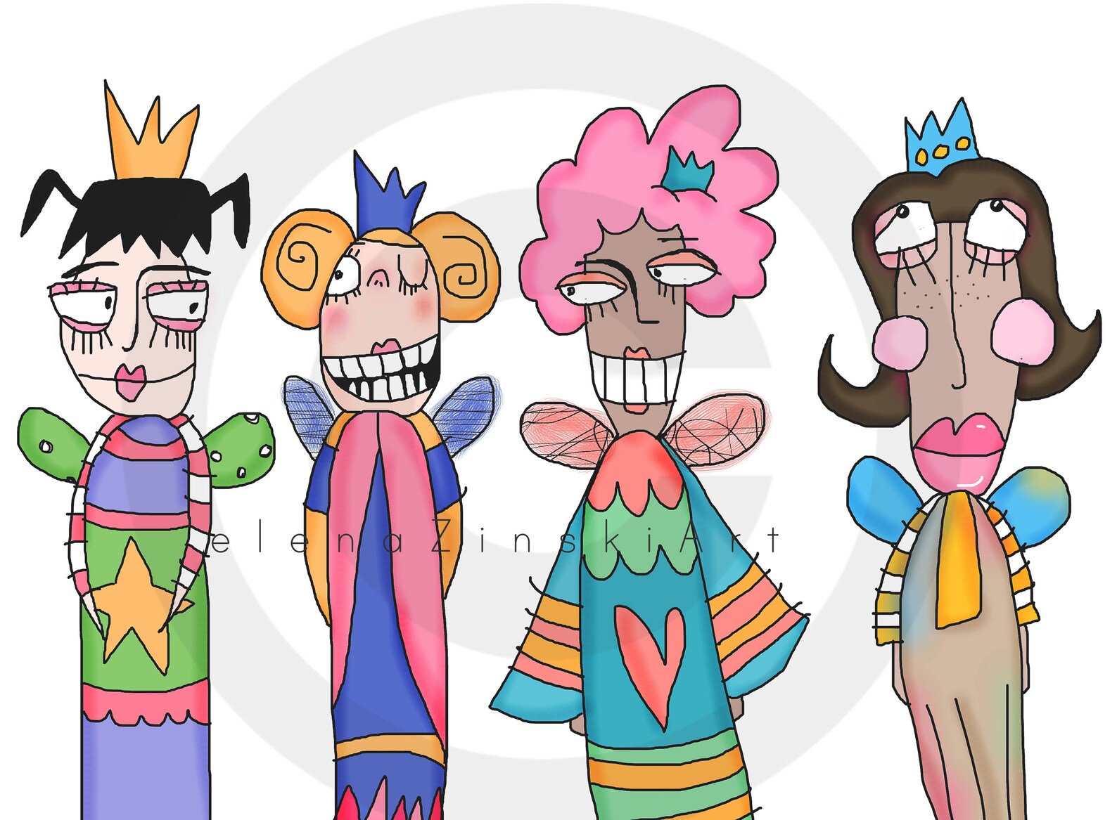 FOUR Fairies - Etsy UK