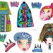 Big Bundle Collage Heads Bodies - Etsy