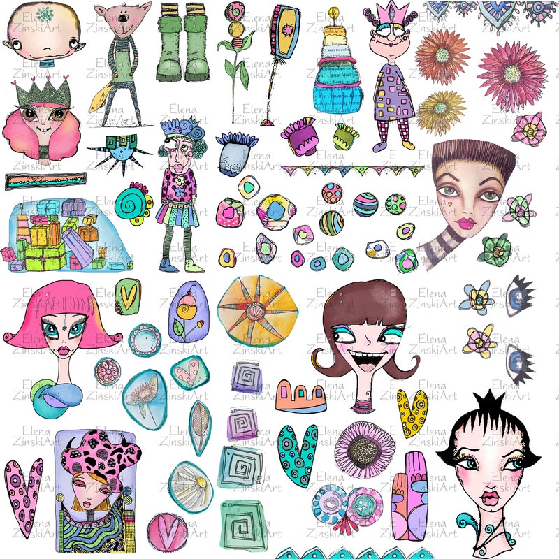 Elena Zinski Art - Etsy